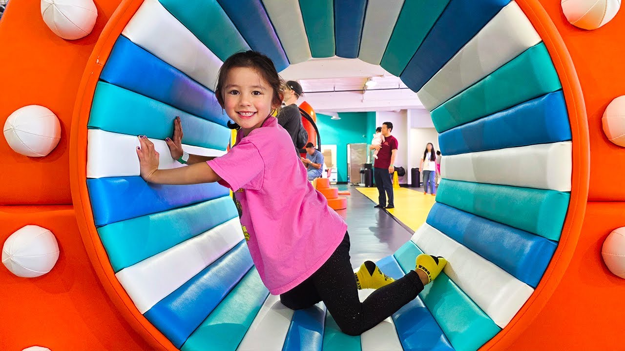 Play Time at NEW INDOOR PLAYGROUND FUN 4 ALL in Huntington Beach - YouTube