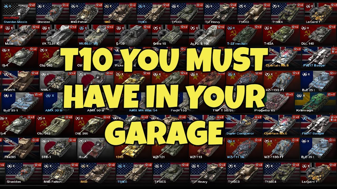 Top: All The T10 Tech-Tree You MUST HAVE ! - YouTube
