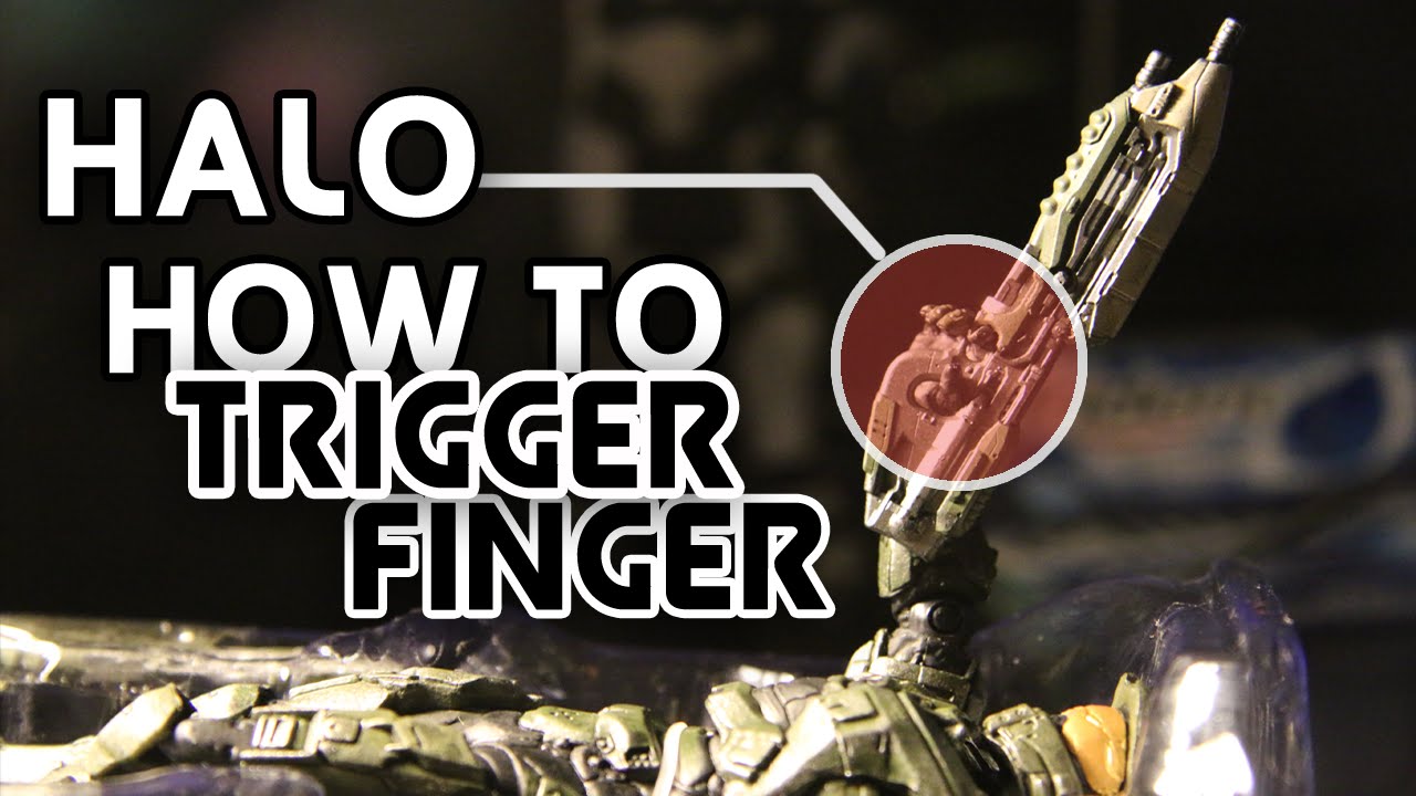 How to Trigger Finger Halo Action Figures - YouTube
