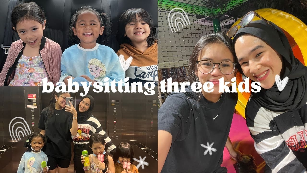 TRIED BABYSITTING THREE KIDS..... 😩 - YouTube