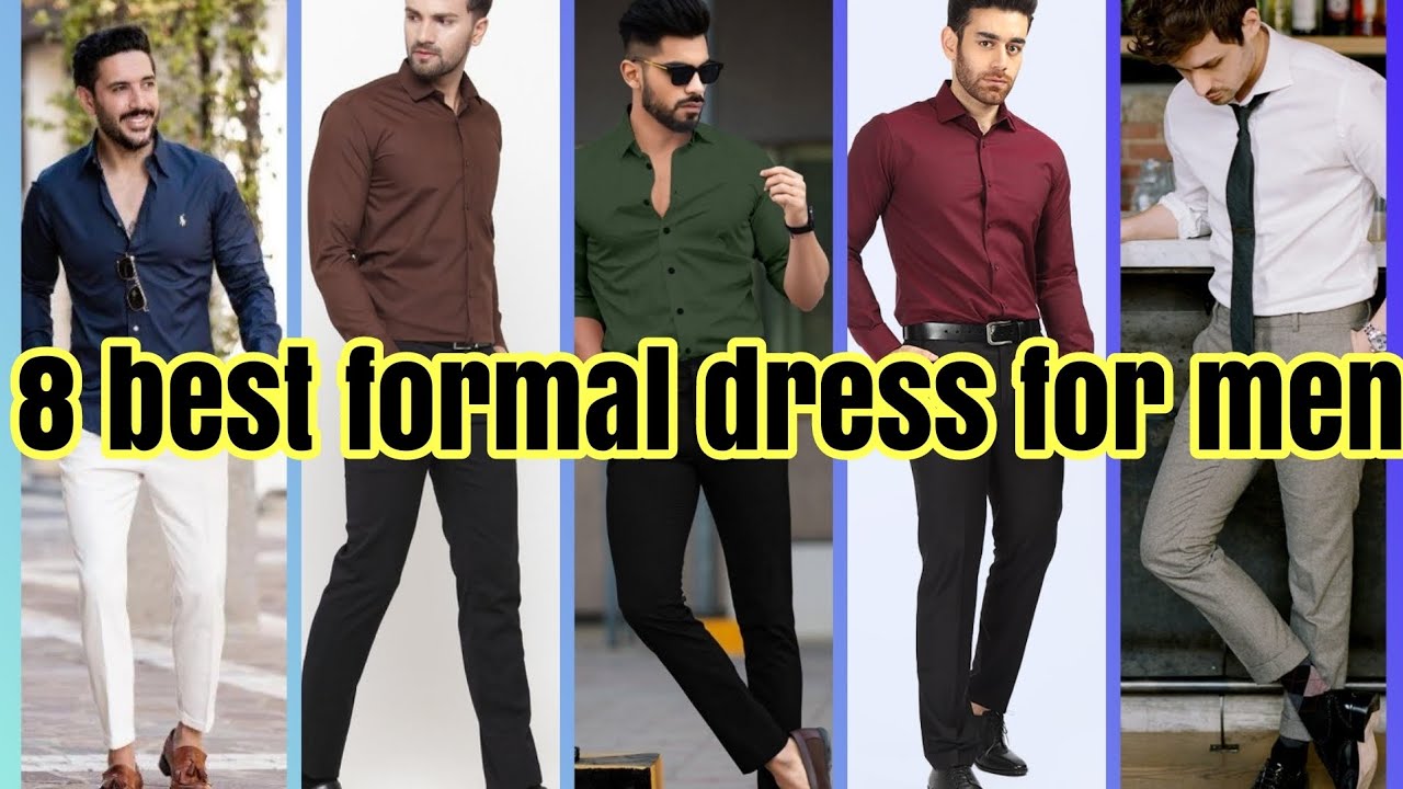 8 Best Formal Dress For Men || Best Colour Combination - YouTube