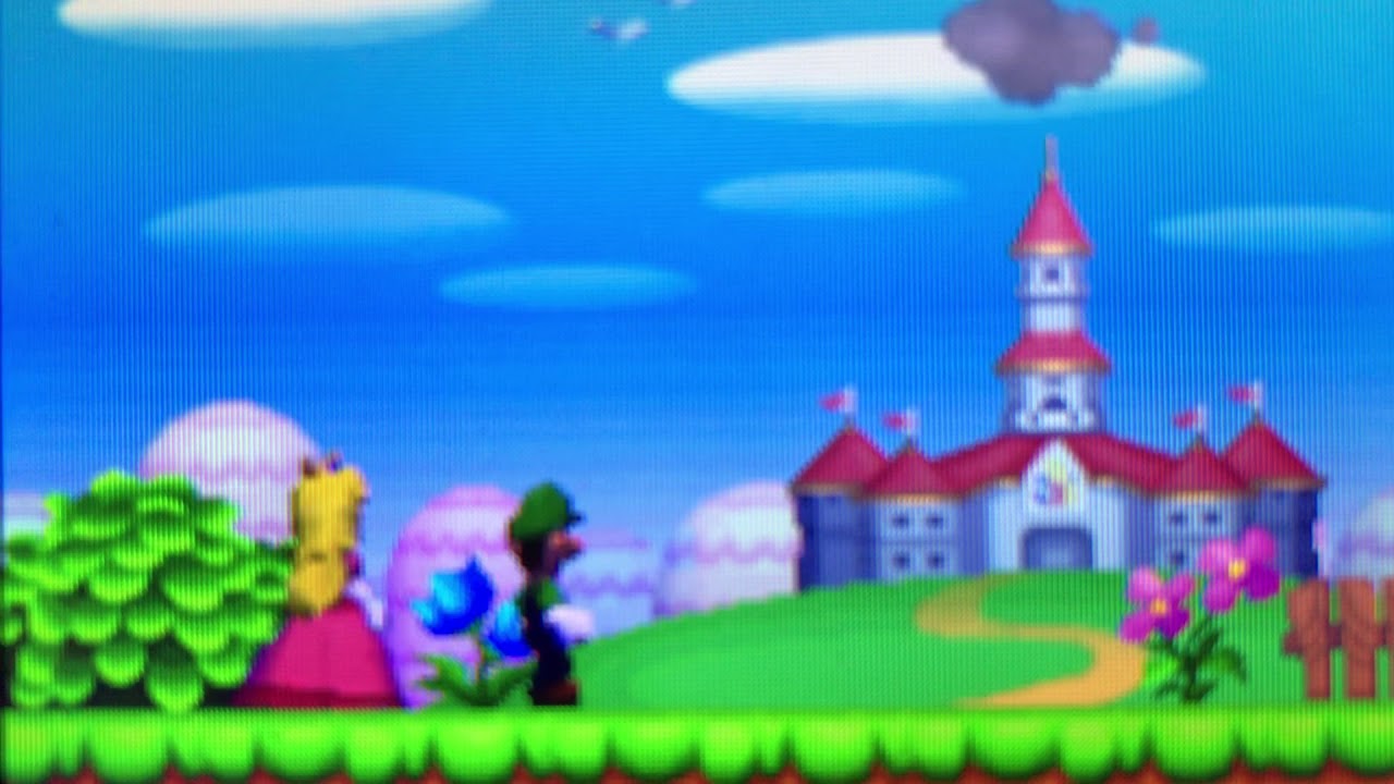 New Super Mario Bros-Opening Cutscene (Luigi) - YouTube