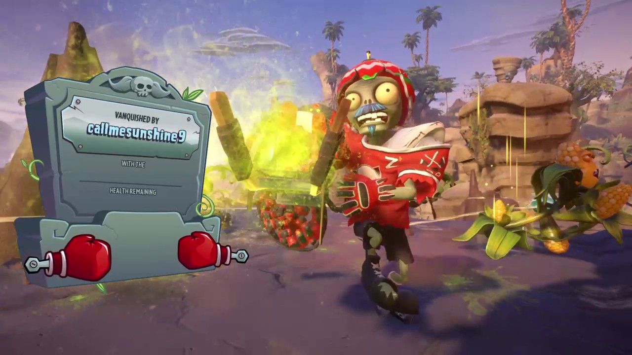 Plants vs Zombies GW2 DARK BEAN BOMB V.S. BLING JOHNNY - YouTube