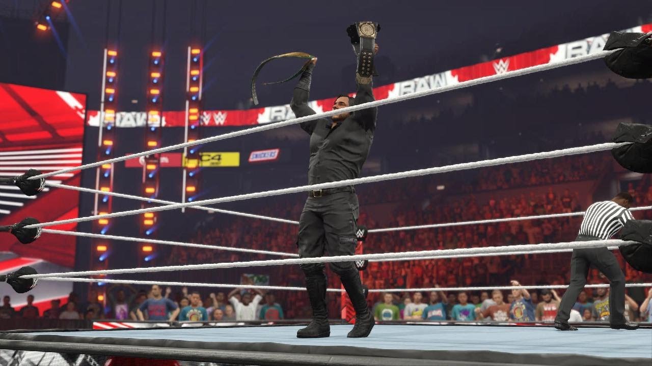 WWE The Lock !! 24/7 Championship Match - YouTube