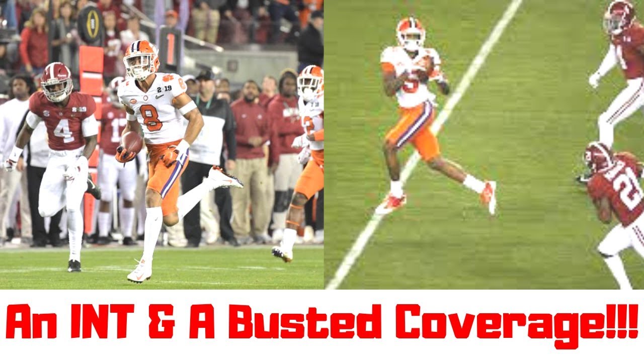 Analysis of Tua's 1st INT and Deionte Thompson's Bust In Coverage ...