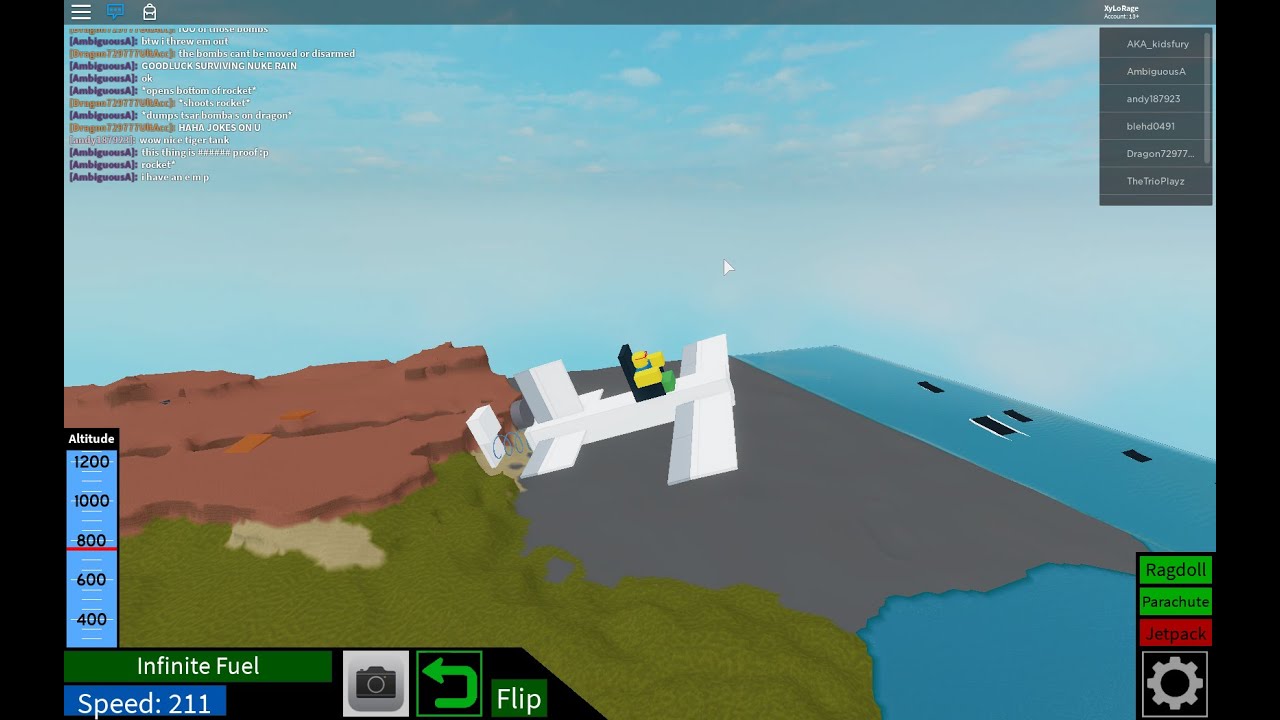 ROBLOX | Plane Crazy Hover engine - YouTube