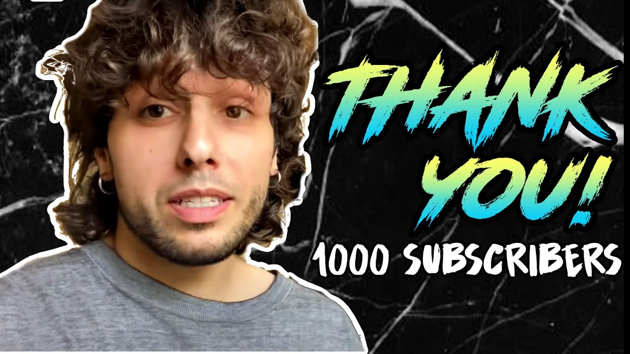 Thank You 1000 subscribers! (English subt) - YouTube