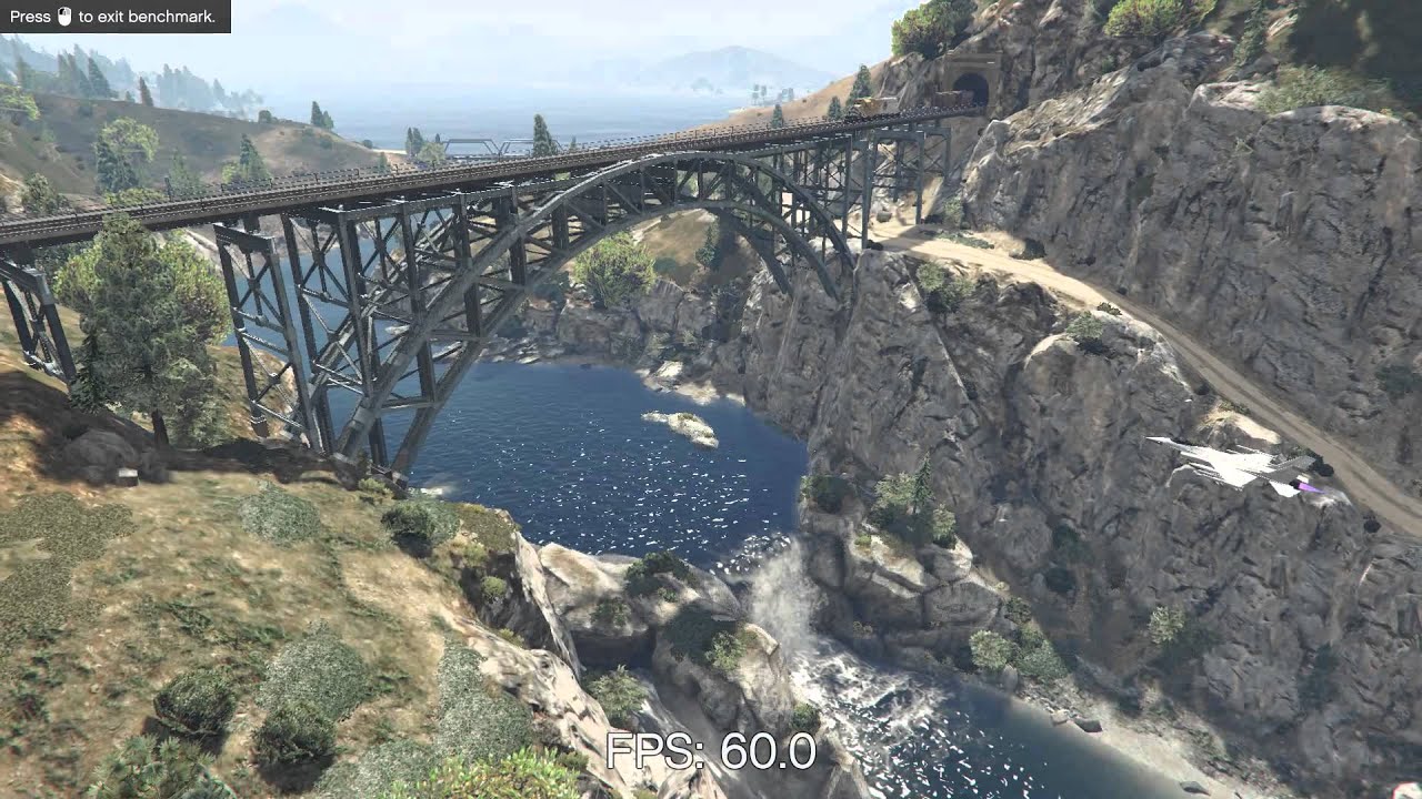 GTA 5 PC Low Settings Graphics Gameplay Benchmark [60fps 1080p] - YouTube