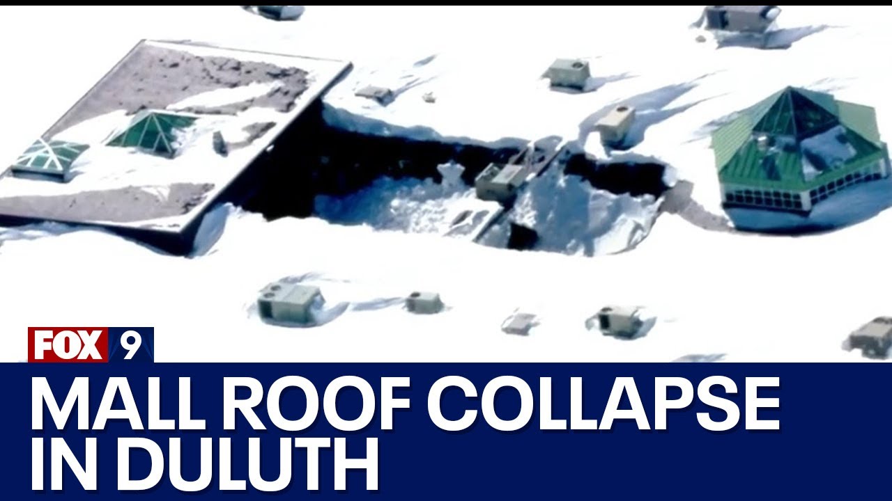 Roof collapse at Duluth's Miller Hill Mall: Aerial look at aftermath ...