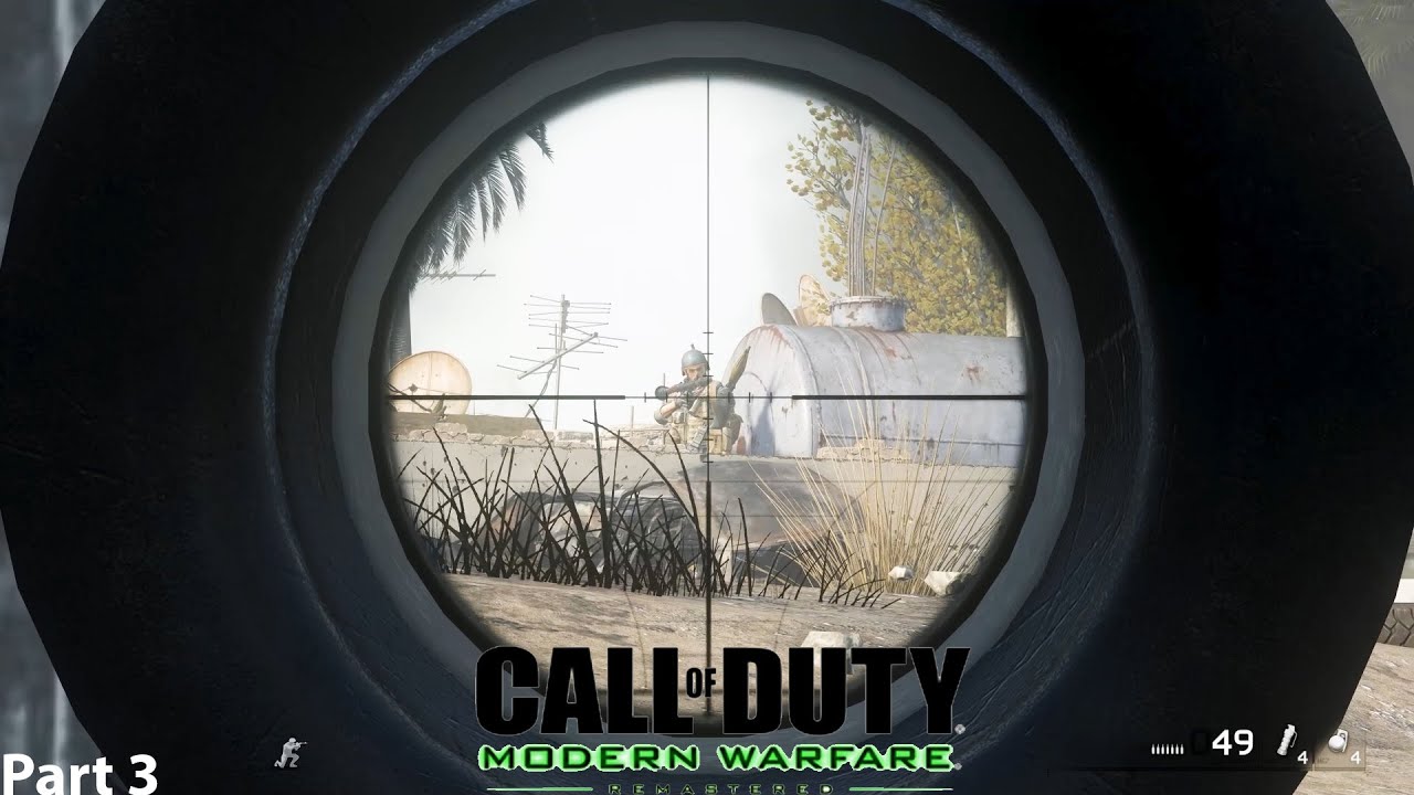 🔥 Call of Duty: Modern Warfare 2017 remastered Gameplay Part 3 (1080 ...