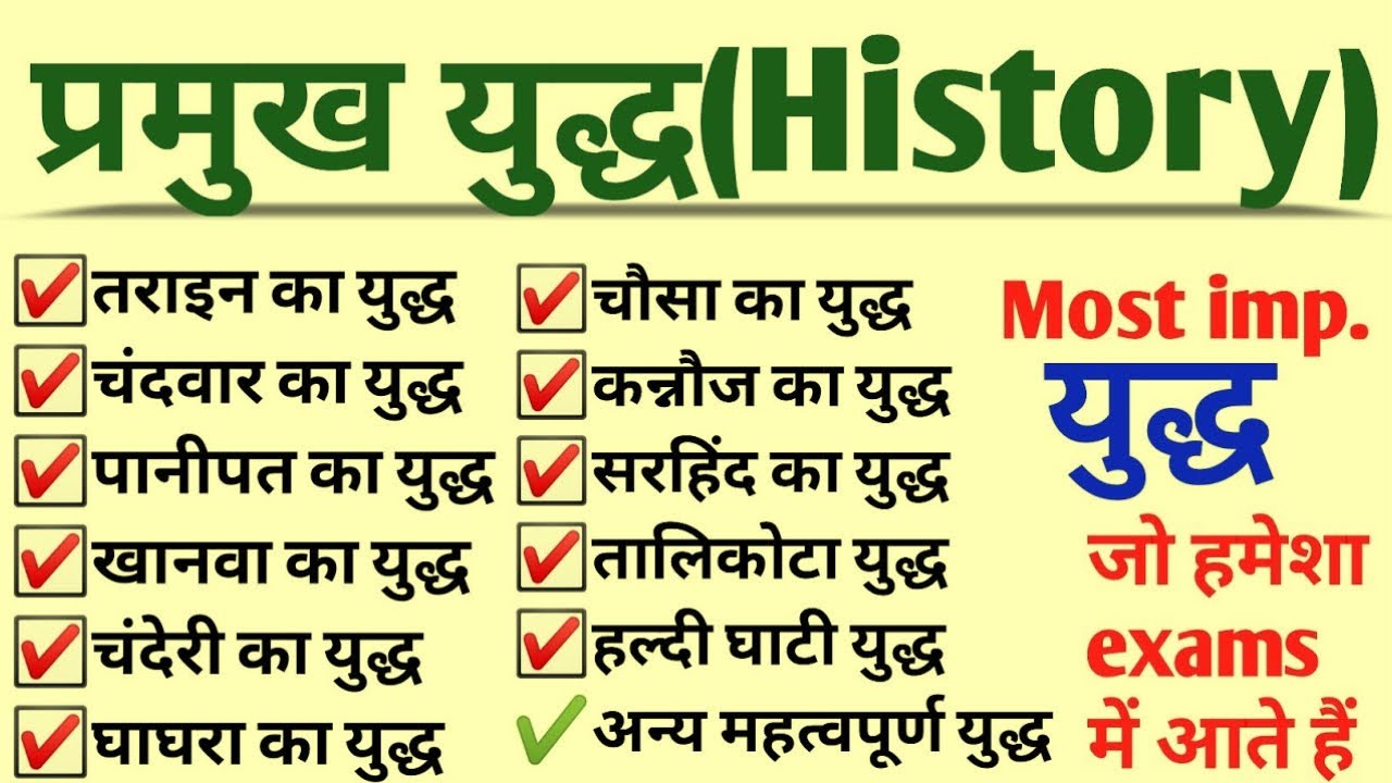 Important Battles In Indian History History Battles SSC NTPC CDS important-battles-in-indian-history-history-battles-ssc-ntpc-cds