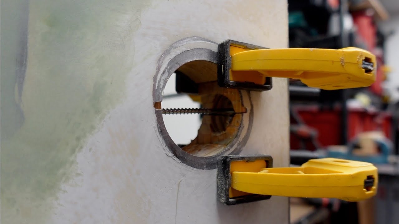 Reinforcing Door Knob with 2x4 // Skill Stacking - YouTube