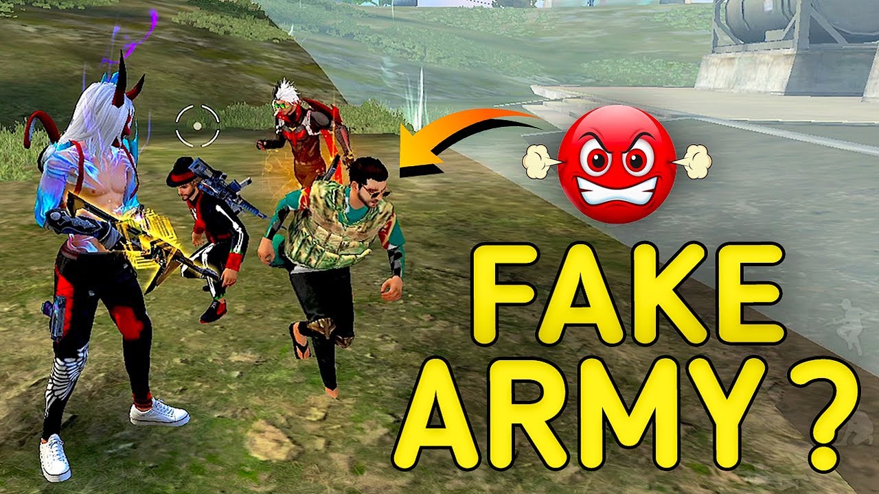 😤🤬FAKE ARMY !!! || SOLO VS SQUAD || DON'T TRUST ANYONE😡 MORAL KILL THEM ...