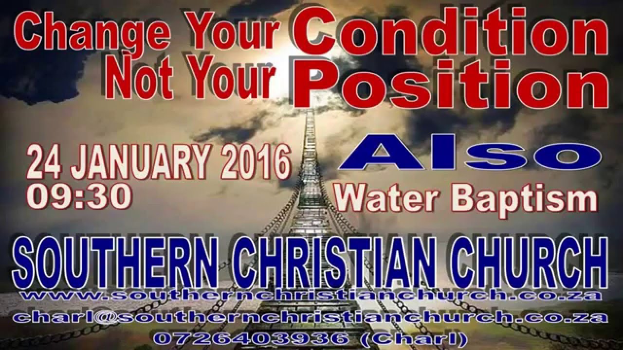 Change your condition not your position - YouTube