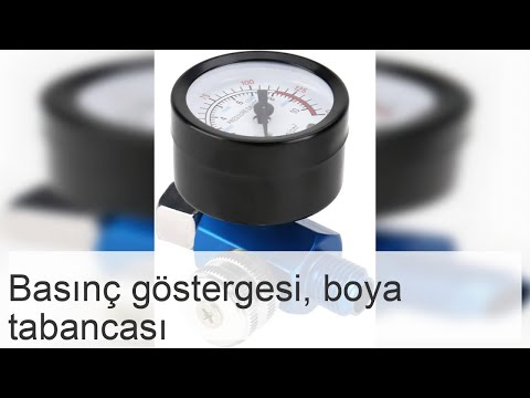 Püskürtme tabancası basınç göstergesi - fonksiyon ve ayar