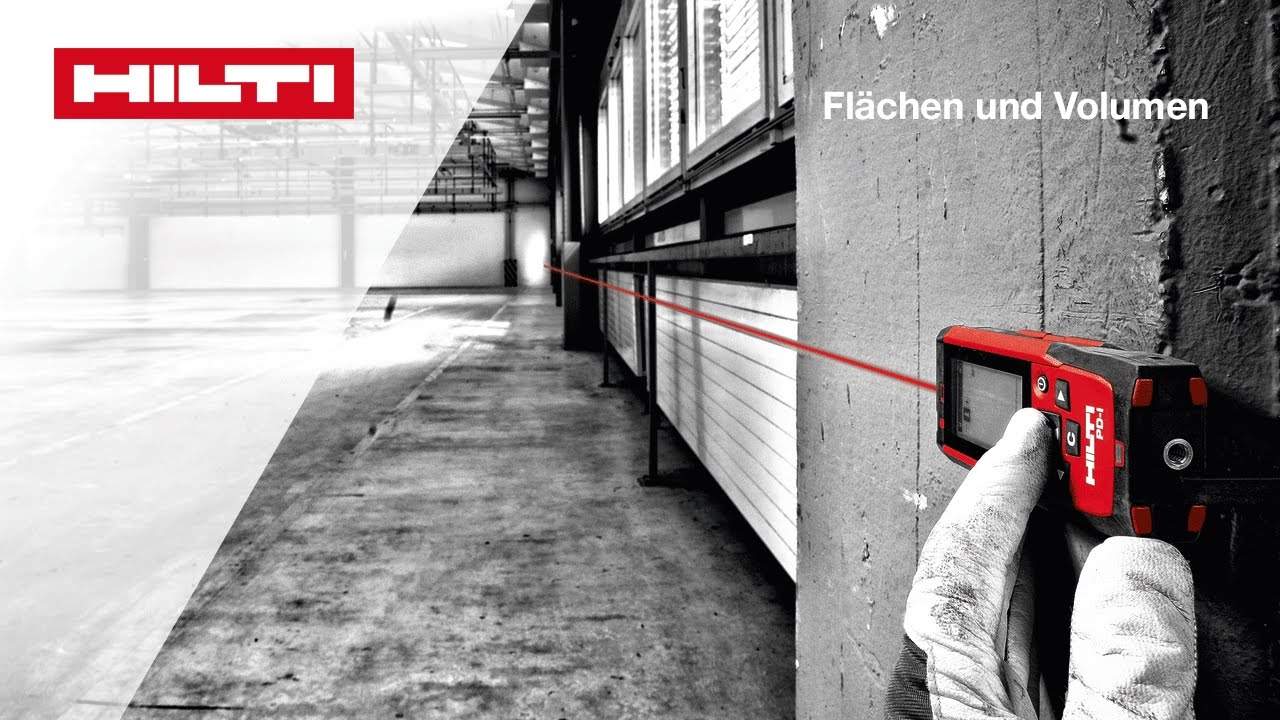 ANLEITUNG zum Messen von Flächen und Volumen - Hilti PD-C Laser ...