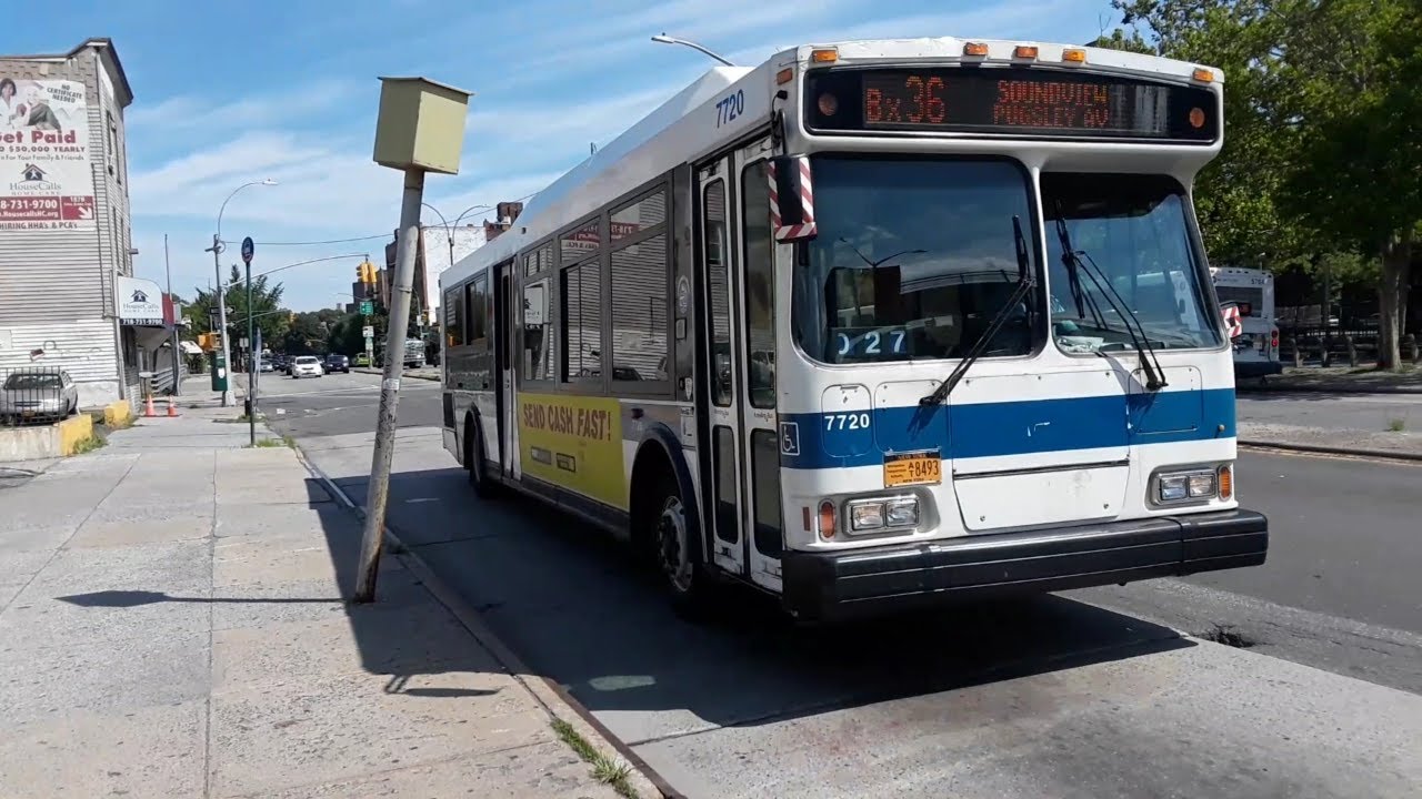 MTA: 2003 Orion VII 07.501 Gen-2 OG CNG [7720]/[7705] Bx36 buses - YouTube