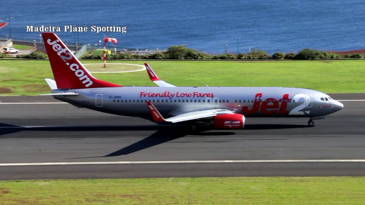 Pouso e Decolagens no Aeroporto da Madeira TRANSAVIA JET2 JET2HOLIDAYS ...