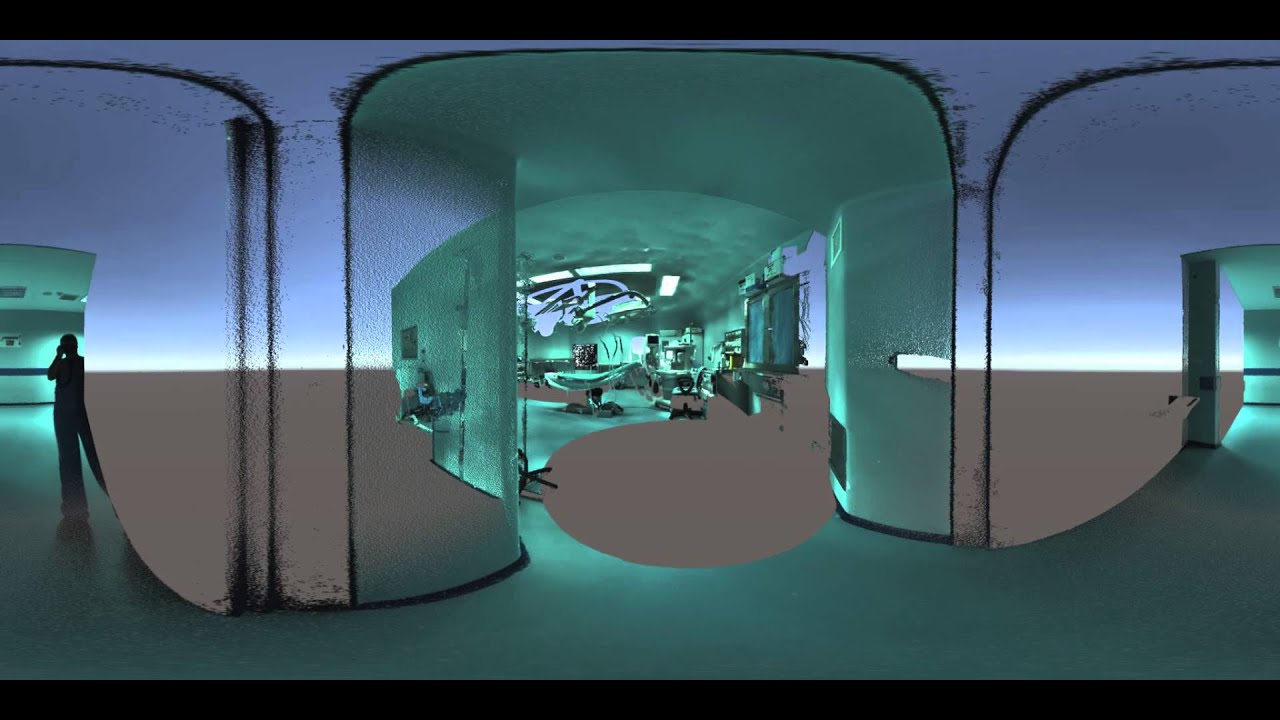 VR 360 point cloud R&D - YouTube