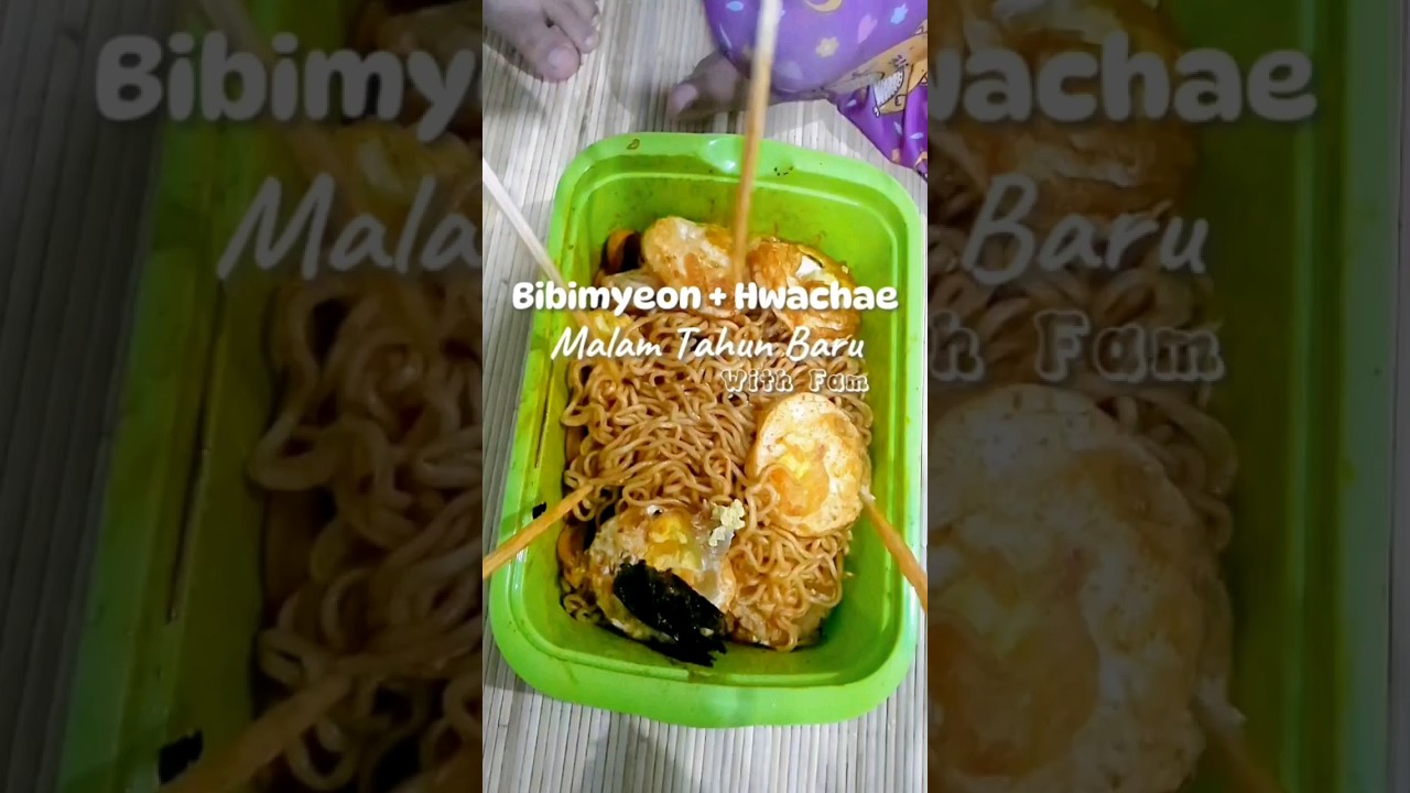 Bibimyeon and Hwachae trend on tiktok - YouTube