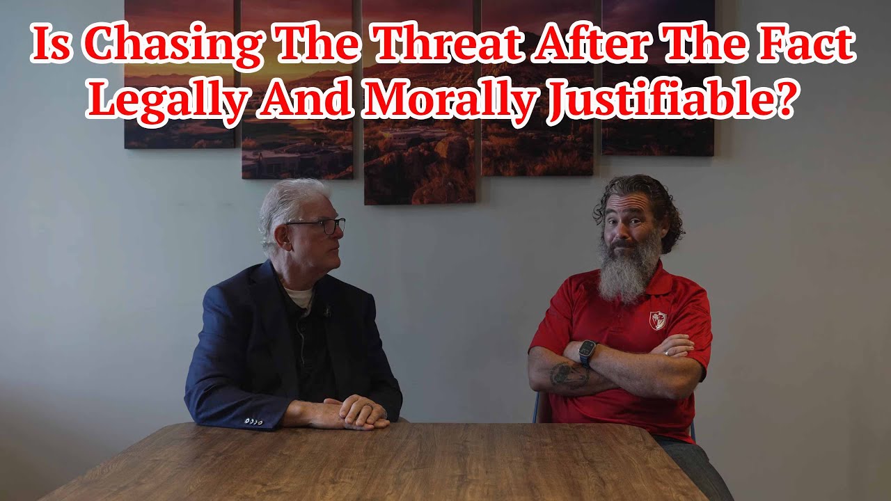 Is Chasing The Threat After The Fact Legally And Morally Justifiable ...