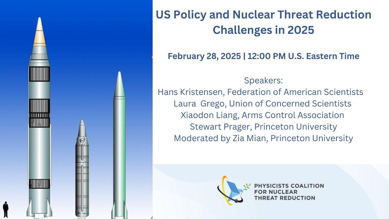 US Policy and Nuclear Threat Reduction Challenges in 2025 - YouTube