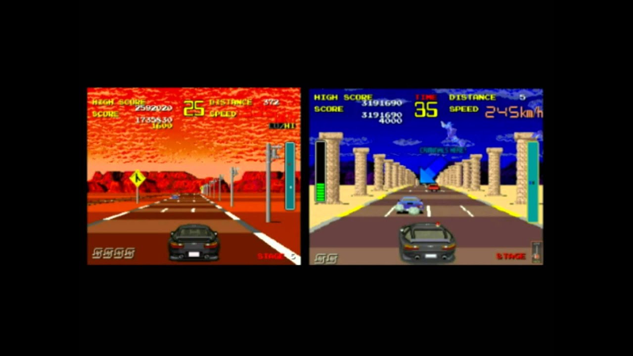Chase HQ (pt 2) - Saturn Vs Arcade - YouTube