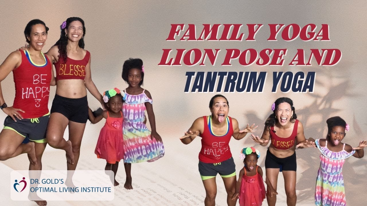 Family Lion Pose and Tantrum Yoga - YouTube