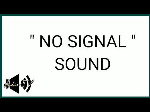 " No Signal " Sound Effect #AudioTV - YouTube