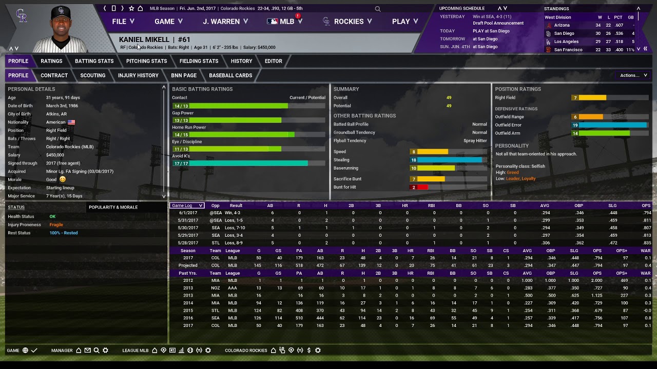 My Out Of the Park Baseball Universe - YouTube