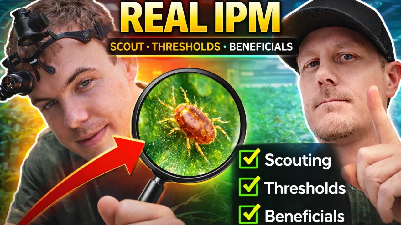 Scouting, Thresholds, Beneficials: The IPM Blueprint That Works! - YouTube