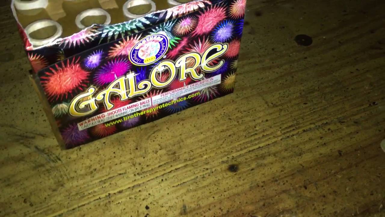 Galore Brother Fireworks 200 Gram Cake Detonation - YouTube