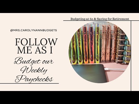 December Week 2 Paycheck Closeout Week 3 Budget Budgeting over 60 - YouTube