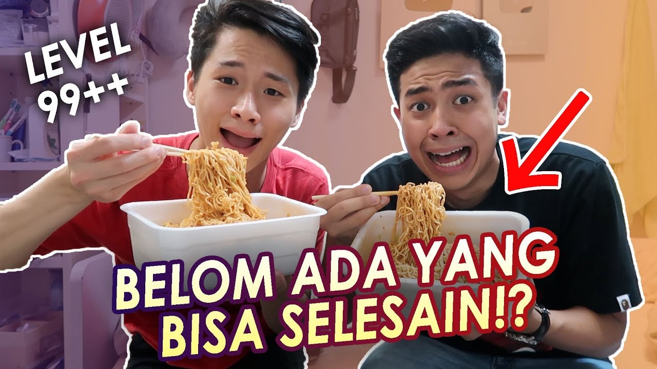 CHALLENGE MIE TERPEDAS JUMBO DI JEPANG! (ft. Leo Edwin) - YouTube