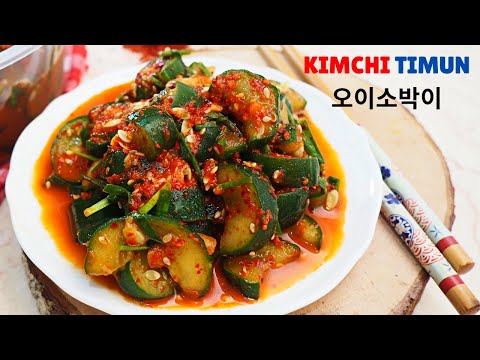 BAHAN GAMPANG DI CARI! CARA MEMBUAT KIMCHI TIMUN KOREA DALAM 15 MENIT