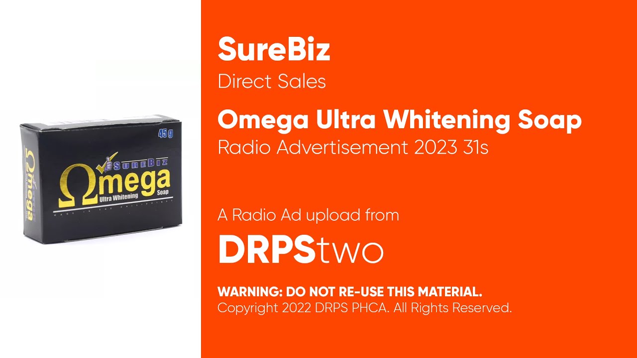 Omega Ultra Whitening Soap Radio Ad 2023 31s - YouTube