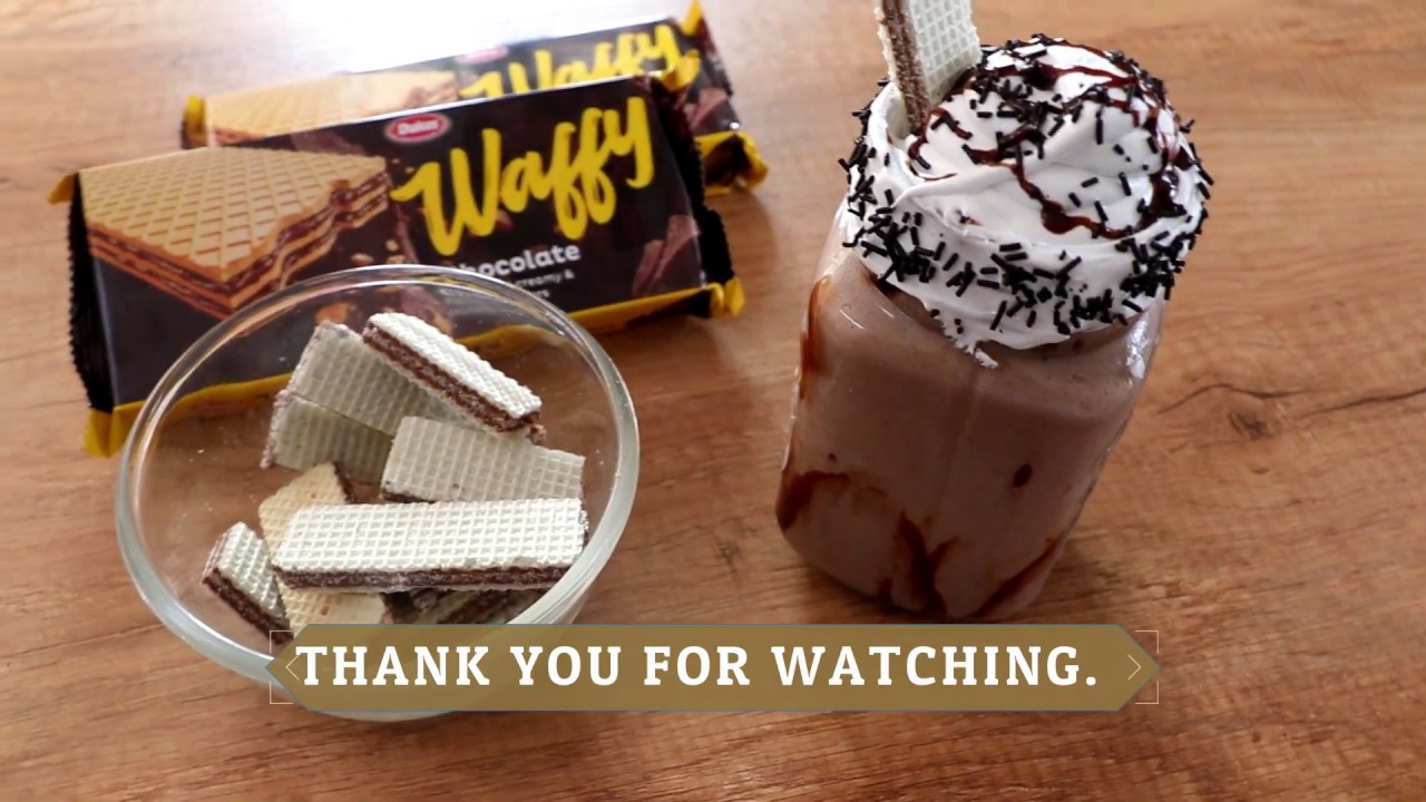 DUKES CHOCOLATE WAFFY CHOCOLATE SHAKE - YouTube