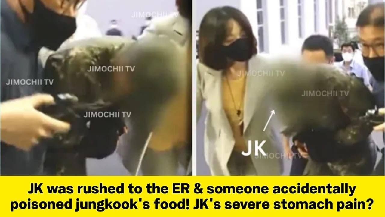 JK was rushed to the ER & someone accidentally poisoned jungkook's food ...
