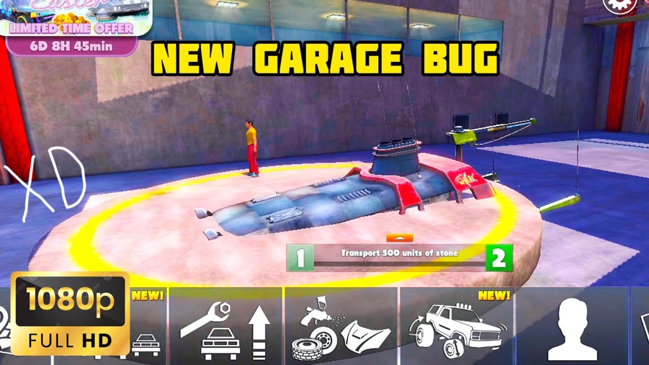NEW GARAGE BUG, TRUCK GETS UNDER THE FLOOR | OFF THE ROAD HD OPEN WORLD ...