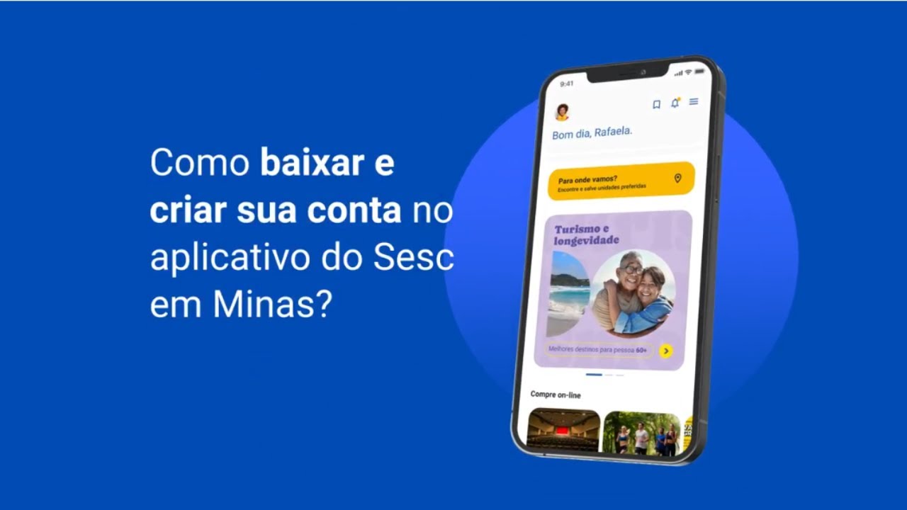 Tutorial App Sesc em Minas | Como baixar e criar sua conta - YouTube