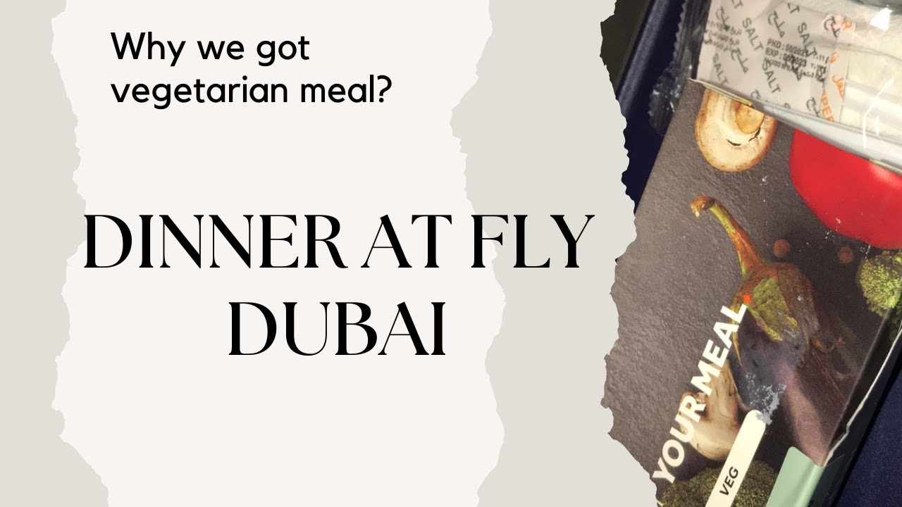Dinner at Fly Dubai - YouTube