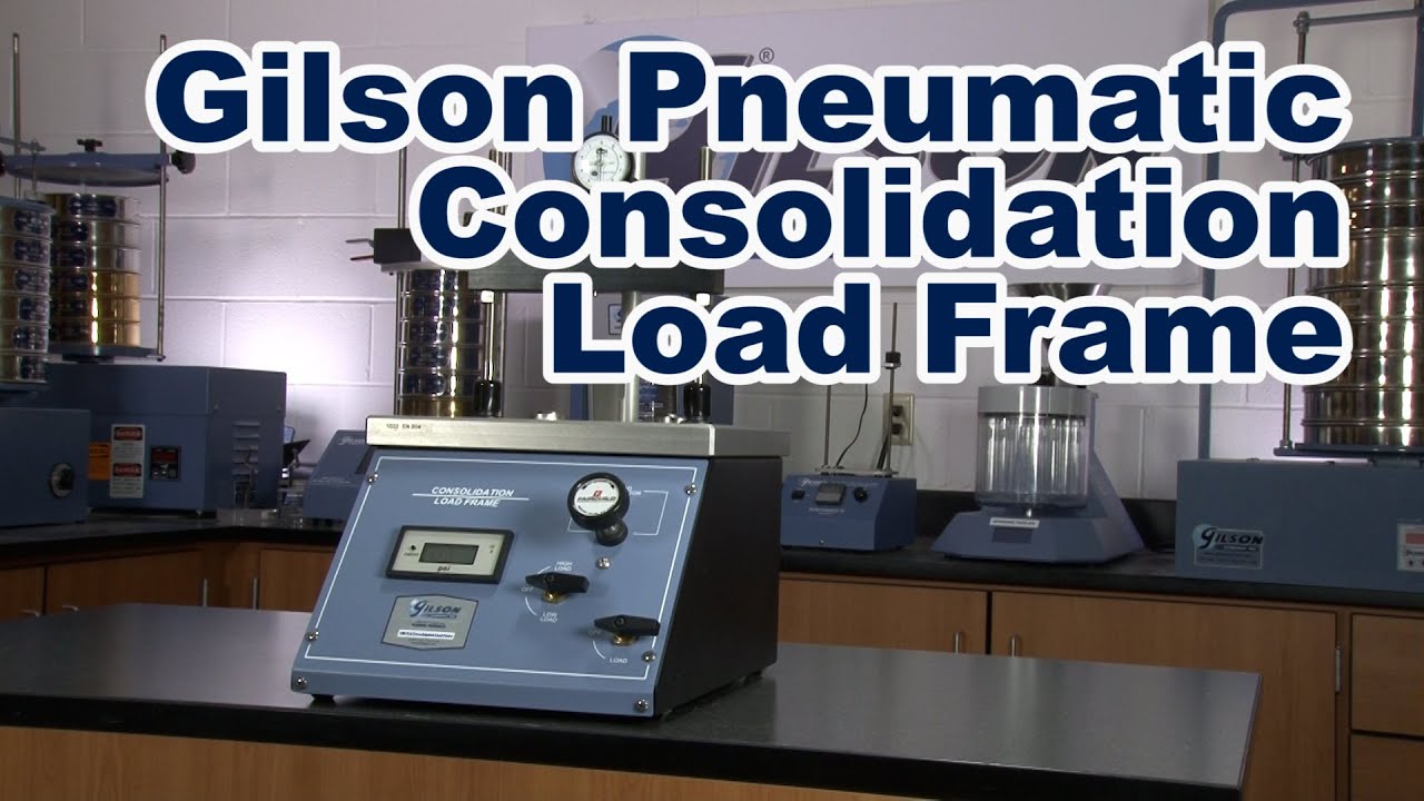 Gilson Pneumatic Consolidation Load frame (HM-354) - YouTube