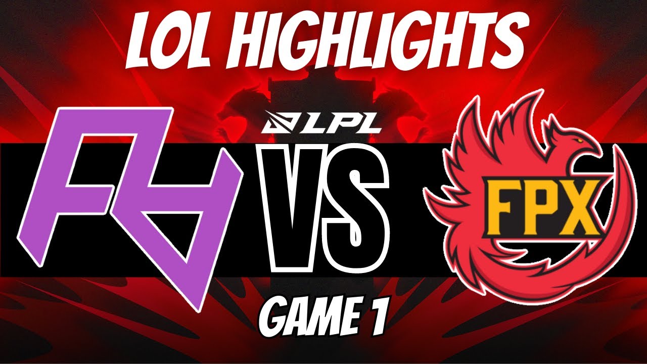 RA vs FPX - Highlights - GAME 1 | LPL Summer 2023 - YouTube