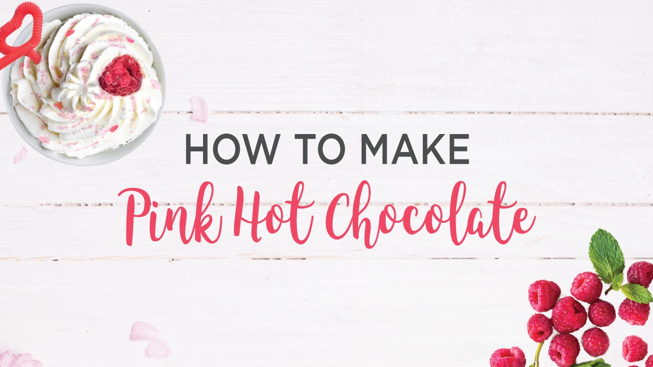 How to make Pink Hot Chocolate - YouTube