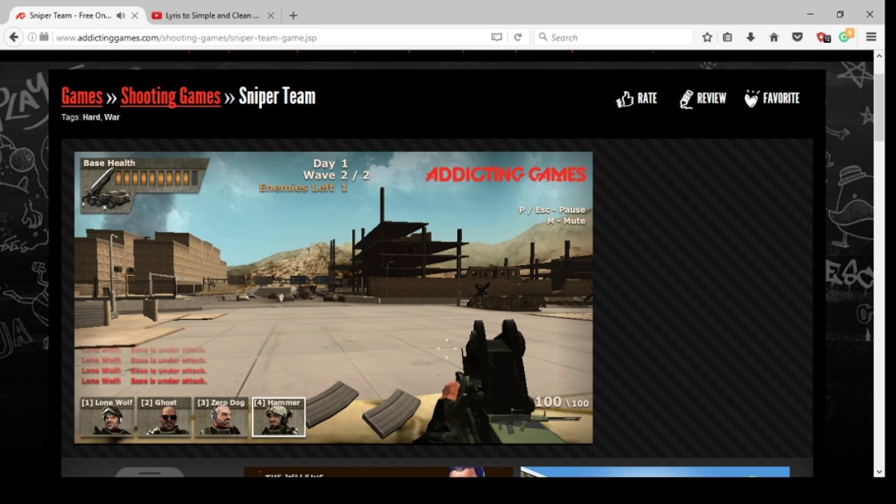 Sniper team! gameplay - YouTube