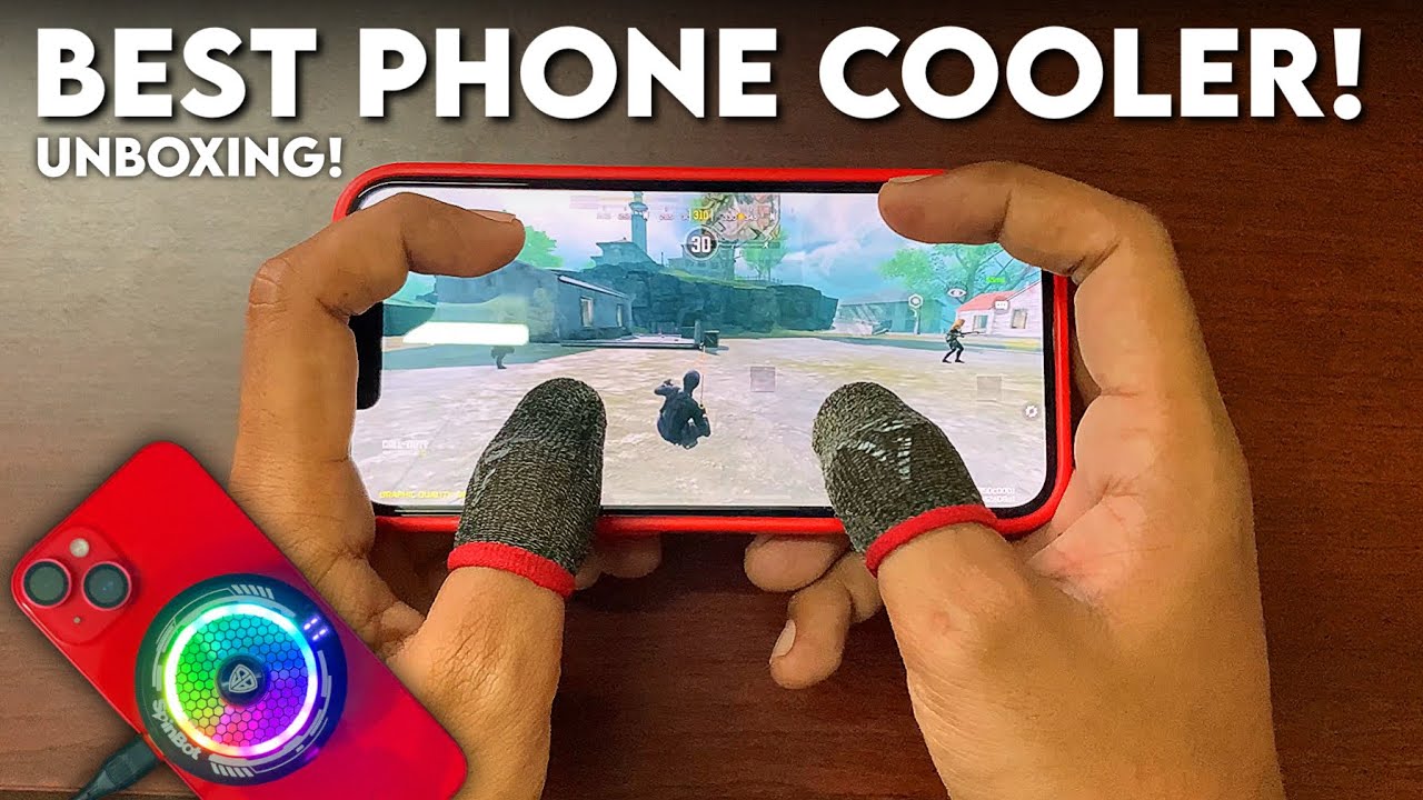 Best Phone Cooler for Gaming with Unboxing + HANDCAM (Call of Duty ...