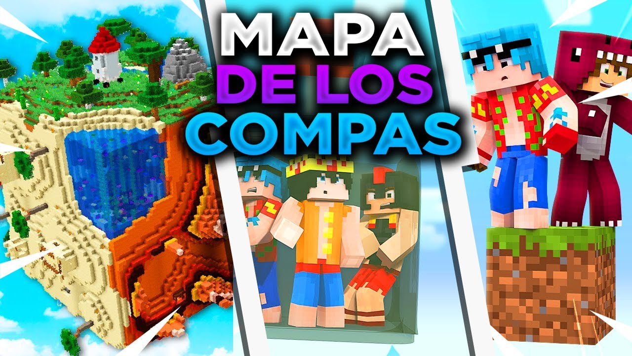 DESCARGAR los MAPAS de los COMPAS 🏠 para MINECRAFT JAVA - YouTube