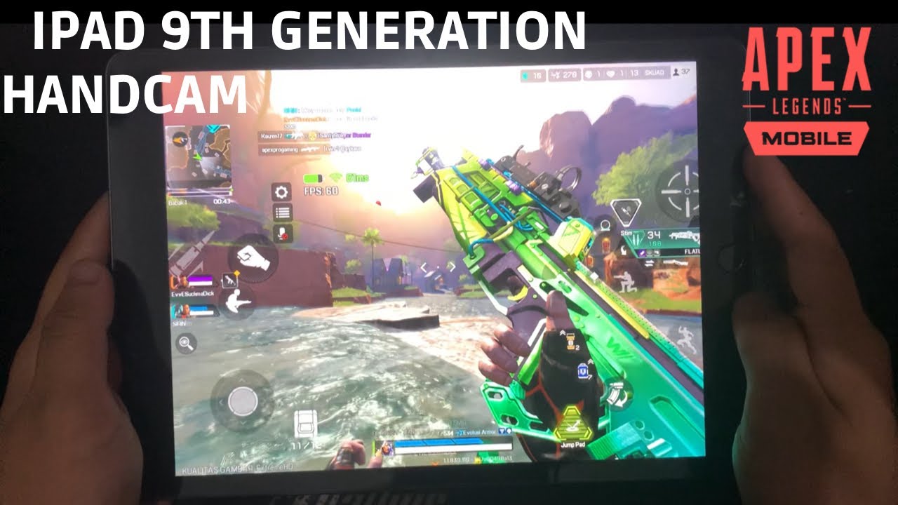 IPAD 9TH GEN APEX LEGENDS MOBILE HANDCAM GAMEPLAY - YouTube