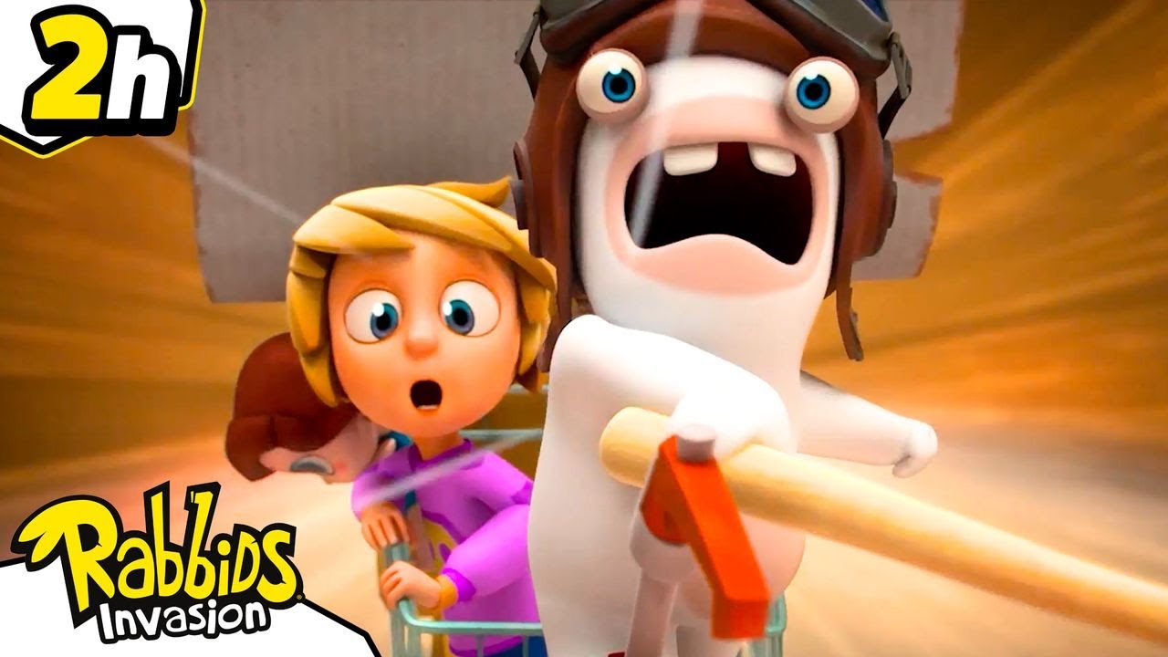 ¡Los Rabbids celebran el Día del Niño! | Rabbids La Invasión | 2H ...