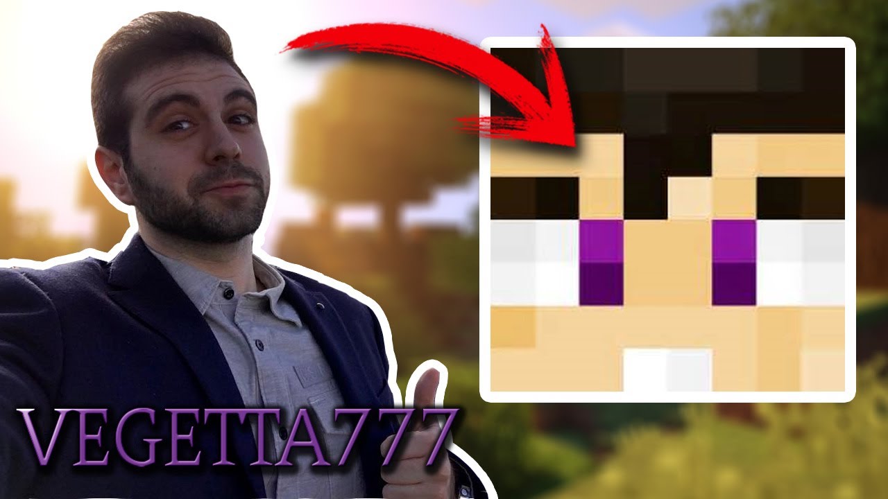 COMO CONSTRUIR LA CABEZA DE LA SKIN DE VEGETTA777 EN MINECRAFT - YouTube